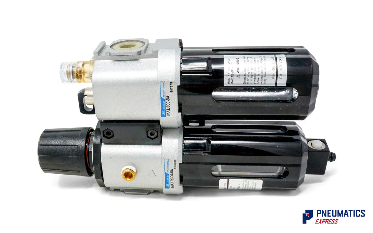 Mindman MAFR300-8A Filter Regulator 1/4" – Pneumatics Express