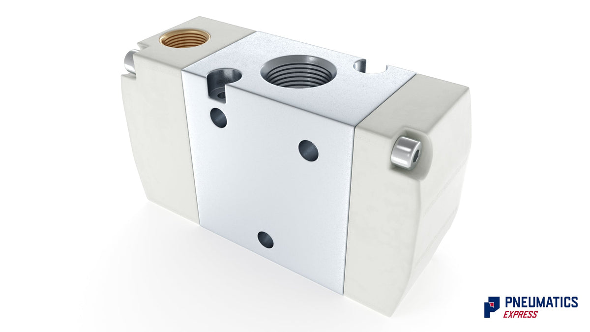 Metal Work SOV 35 SOB OO Solenoid Valve (7020021200) 1/4" 5/2 ...